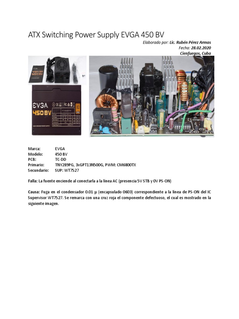 Atx PS Evga 450 BV | PDF