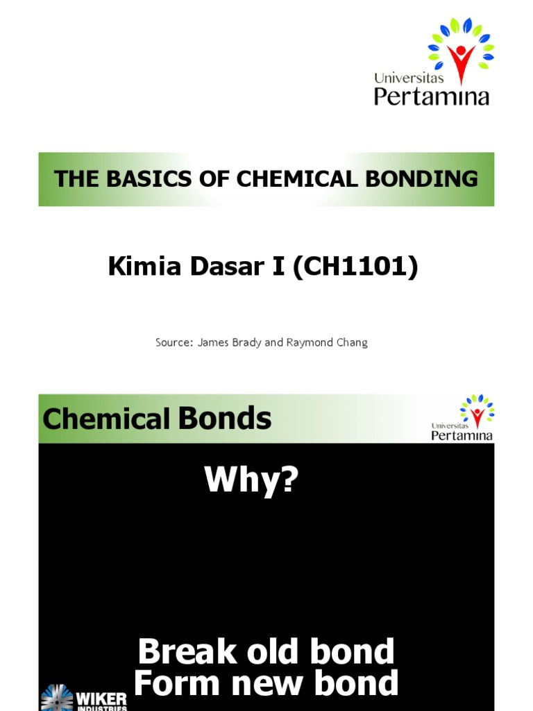 Handouts-Basic of Chemical Bonding PDF | PDF | Ionic Bonding | Covalent ...