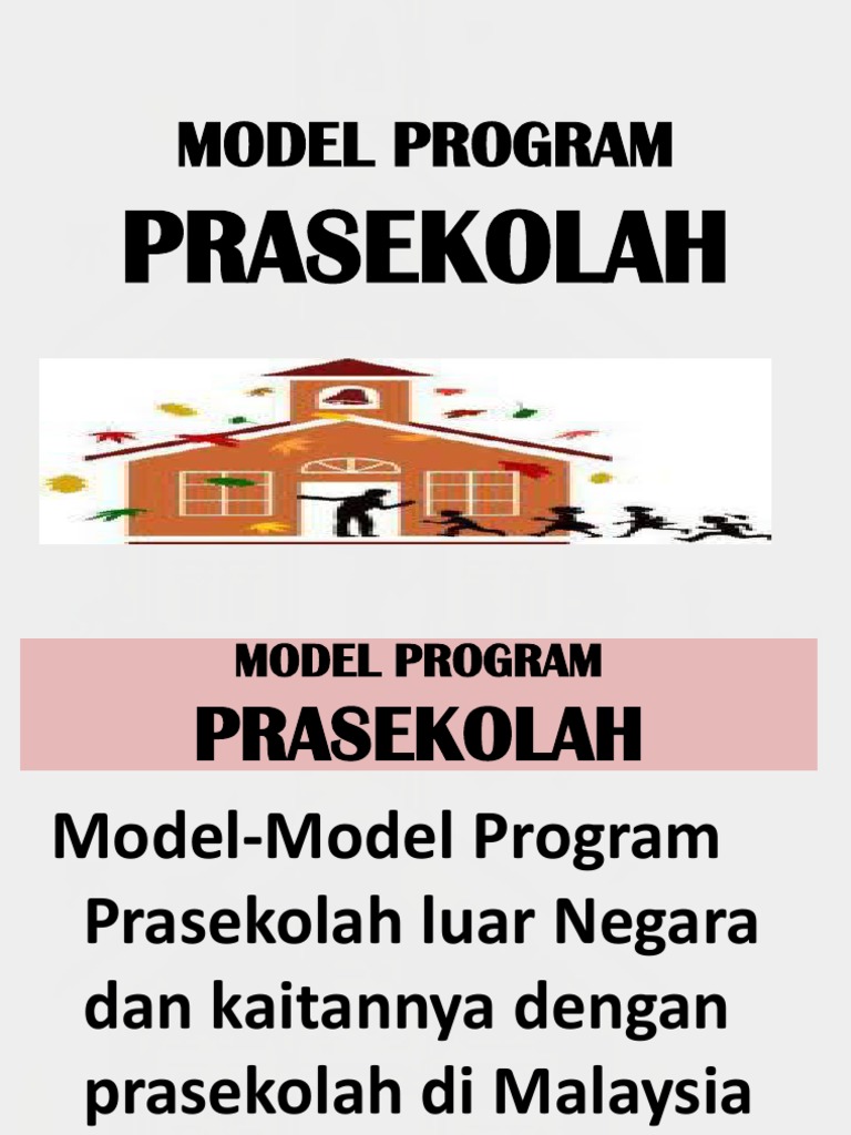 Model Program Prasekolah | PDF
