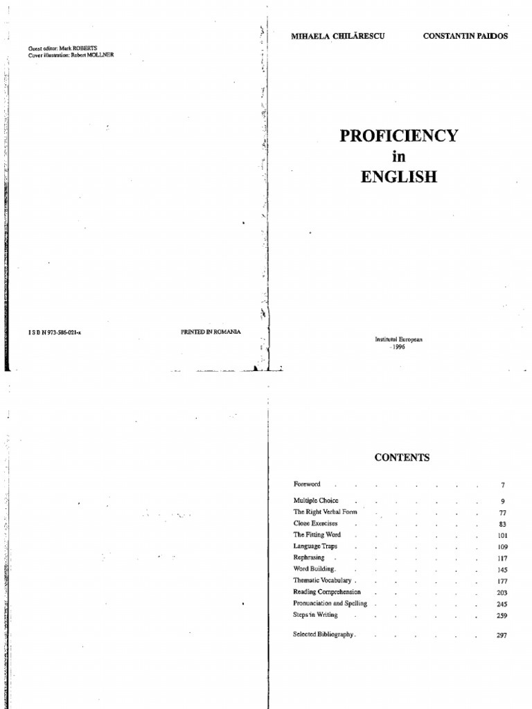 Proficiency in English | PDF