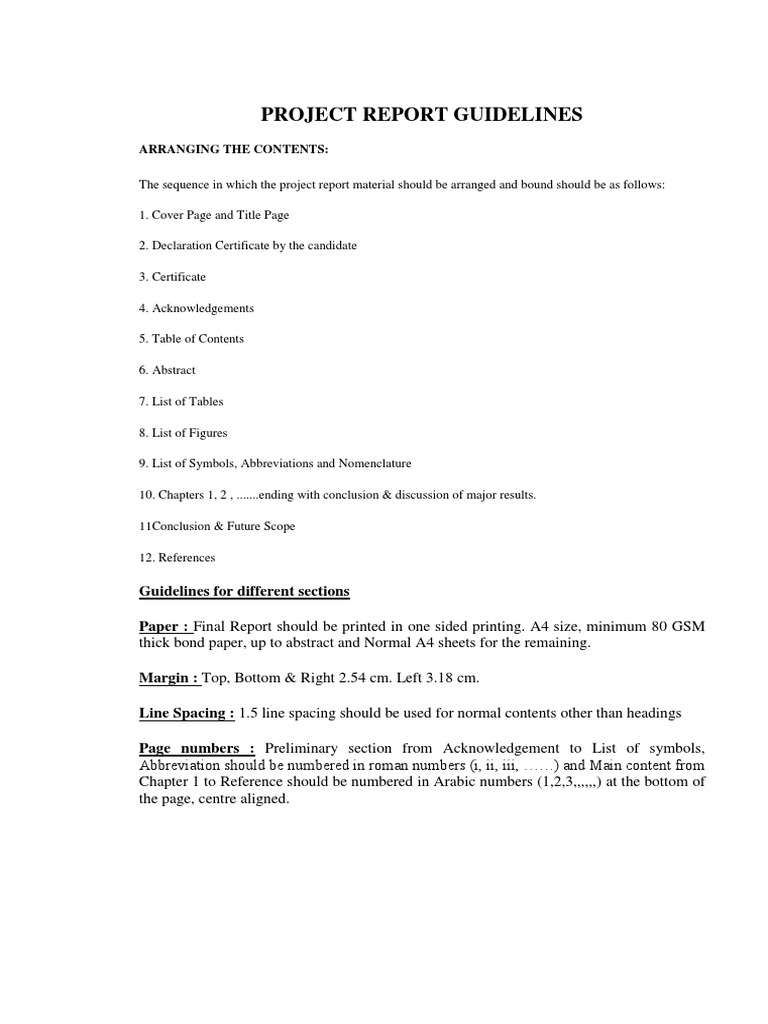 project-report-format-guidelines