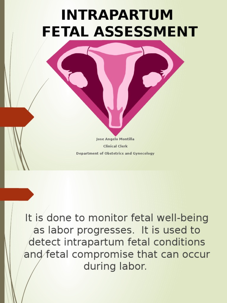 Intrapartum Fetal Assessment Techniques | PDF | Science & Mathematics