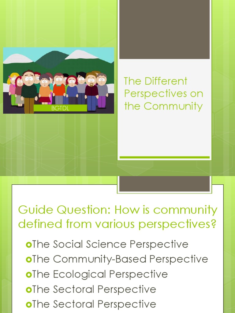 Perspectives on Community Defined | PDF | Politics | Science & Mathematics