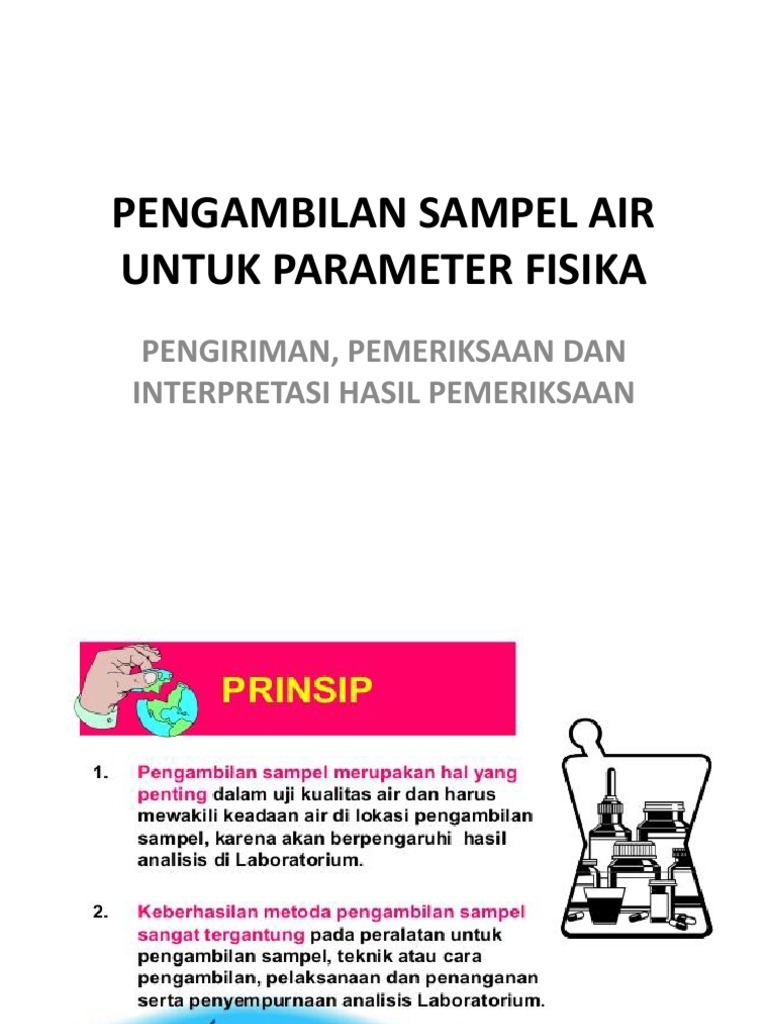Pengambilan Sampel Air Untuk Parameter Fisika | PDF | Sains ...