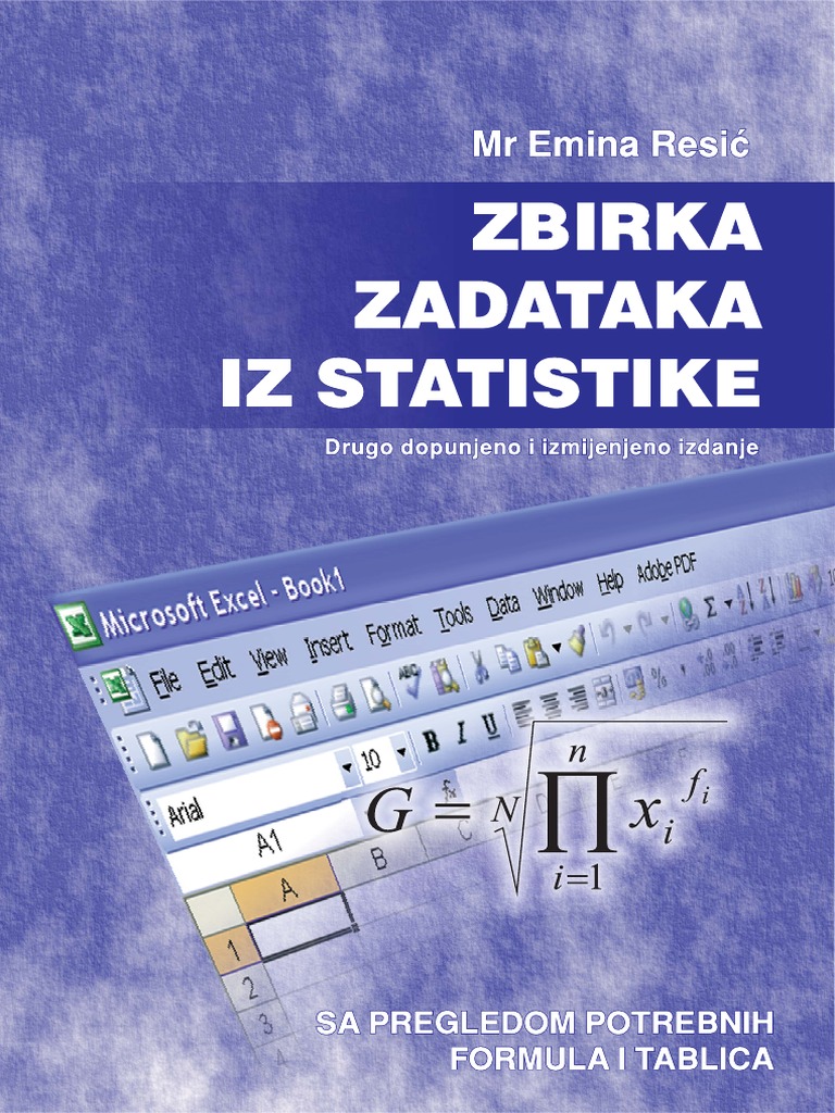Zbirka Zadataka Iz Statistike (Resic) | PDF