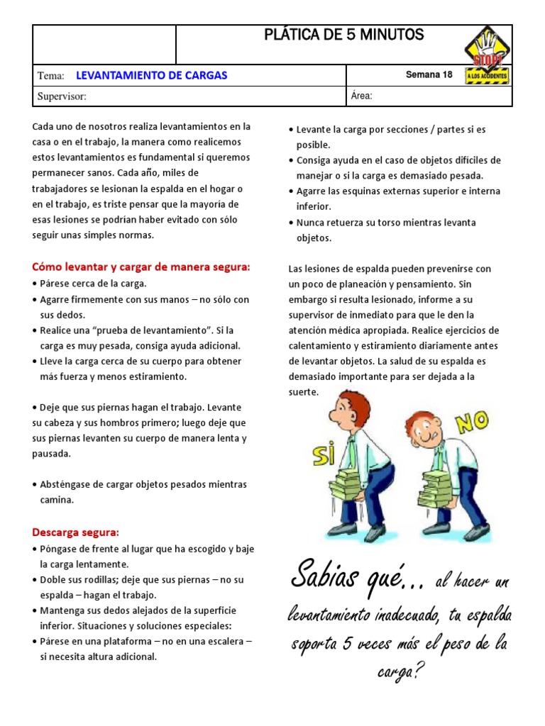Platica de 5 Minutos Semana 18 | PDF