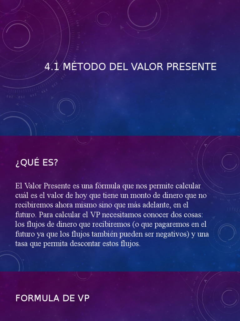 Valor Presente | PDF