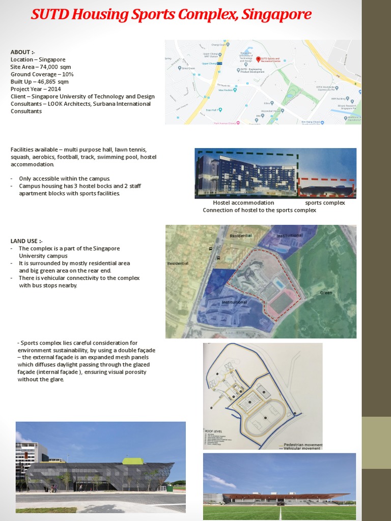 SUTD Housing Sports Complex, Singapore | PDF