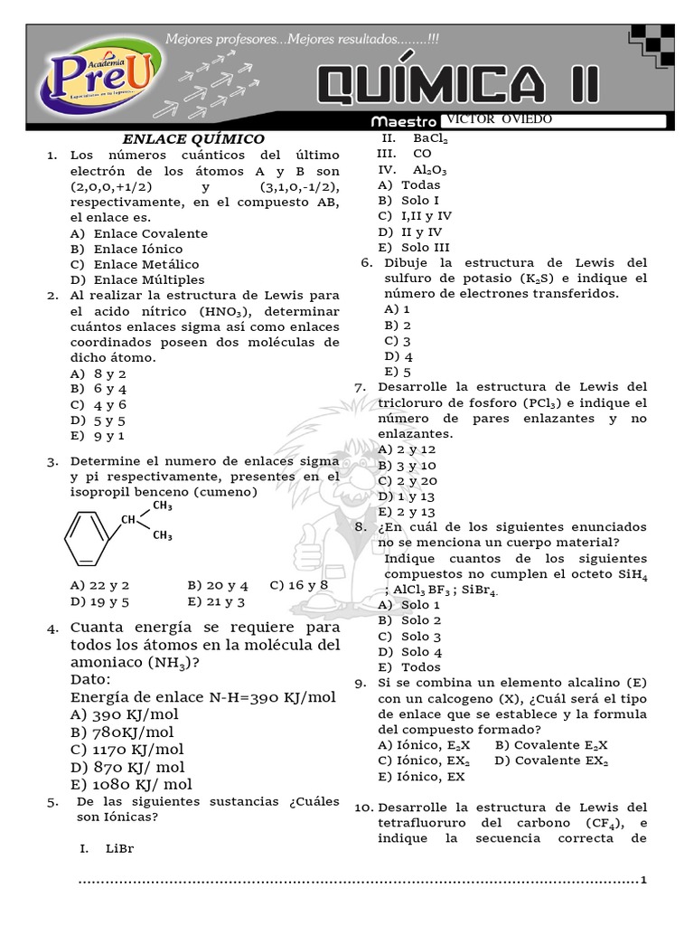 Enlace Quimico Pdf