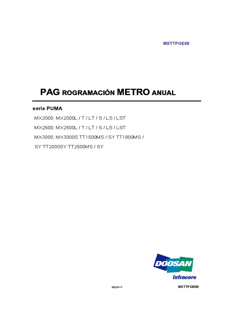 CNC Turning Center Programming Manual - En.es | PDF
