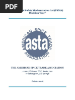 ASTA Spice Standards | PDF | Spice | Edible Plants