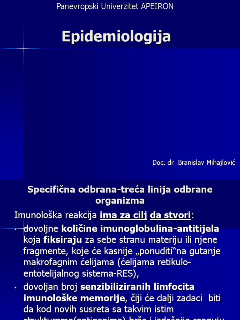 Epidemiologija 2 | PDF