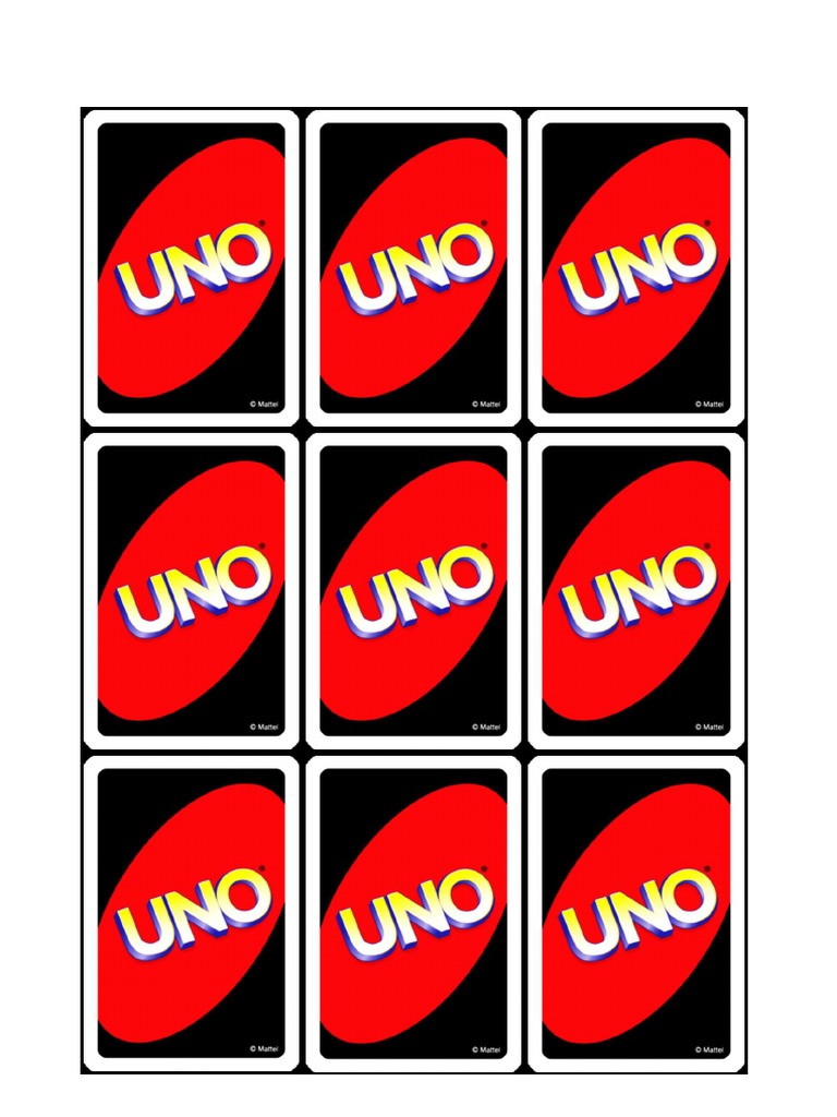 Parte Trasera Cartas UNO | PDF