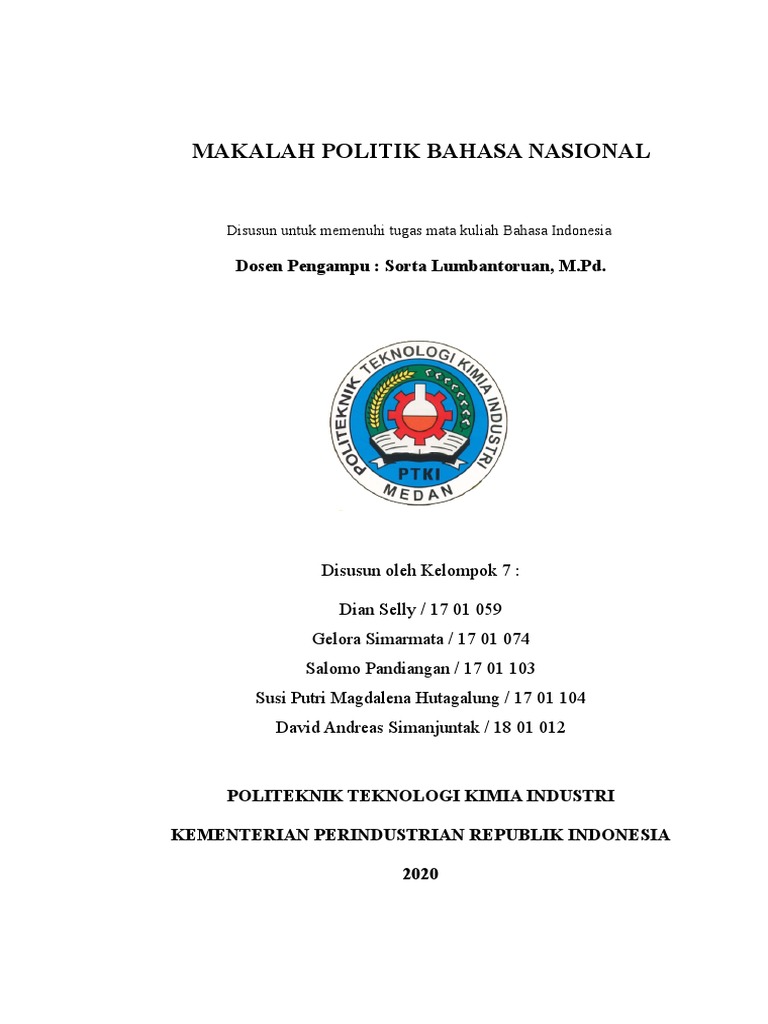 Politik Bahasa Nasional di Indonesia | PDF