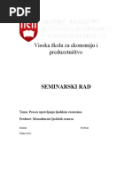 Popisna Lista Robe | PDF