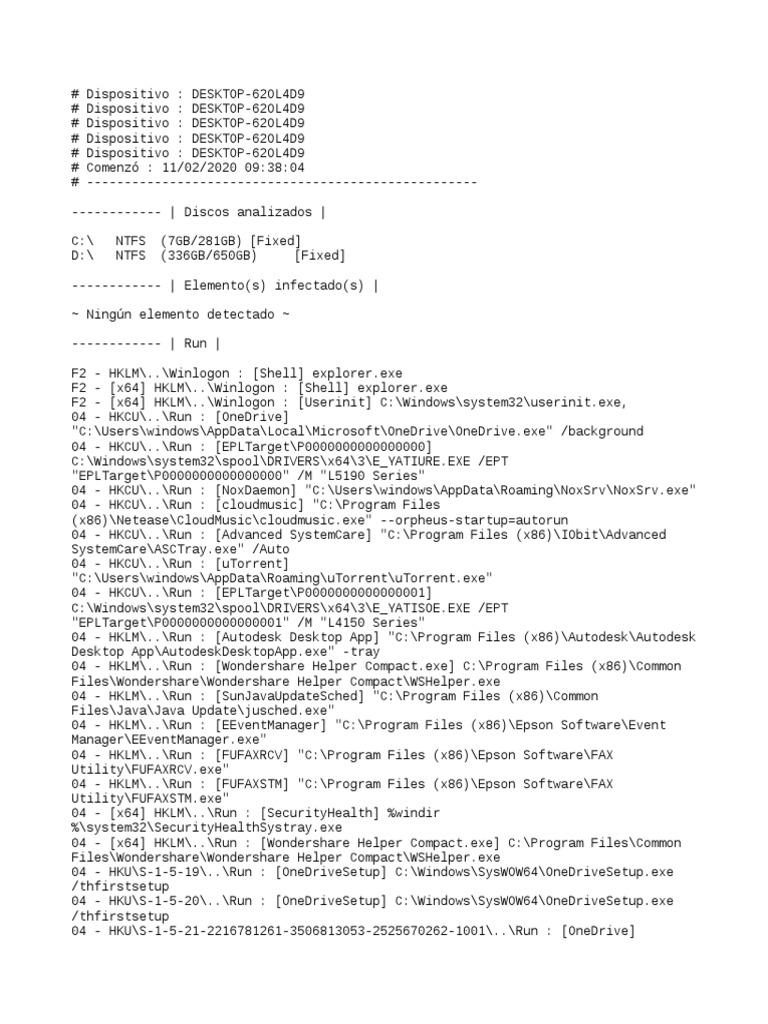 Windows Run Registry | PDF | Windows Registry | Microsoft Windows