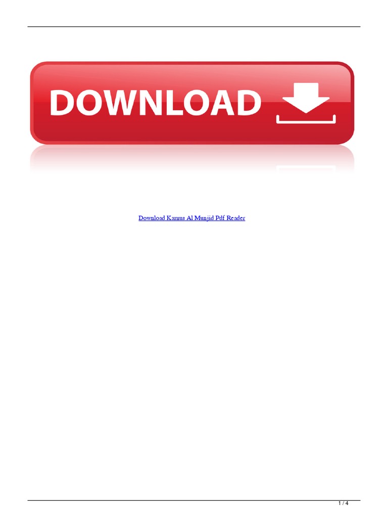Kamus Al Munjid PDF Reader | PDF