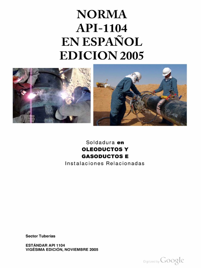 Api 1104 Espanol Orig PDF | PDF