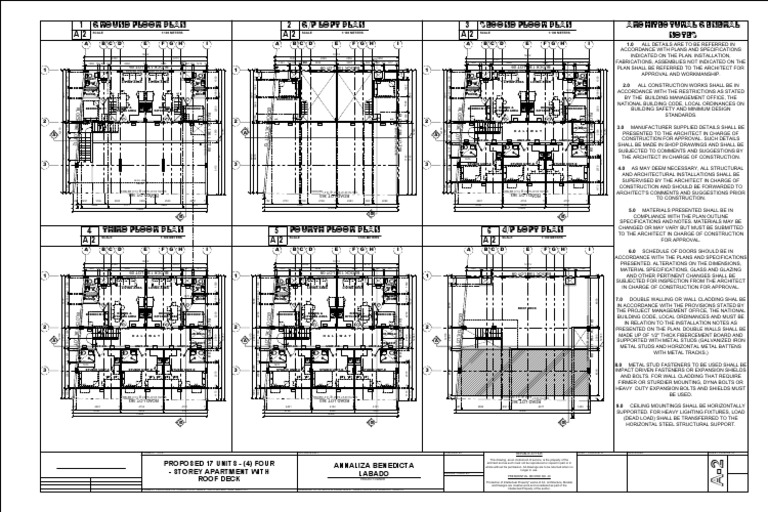 Architectural Plan Sample | PDF