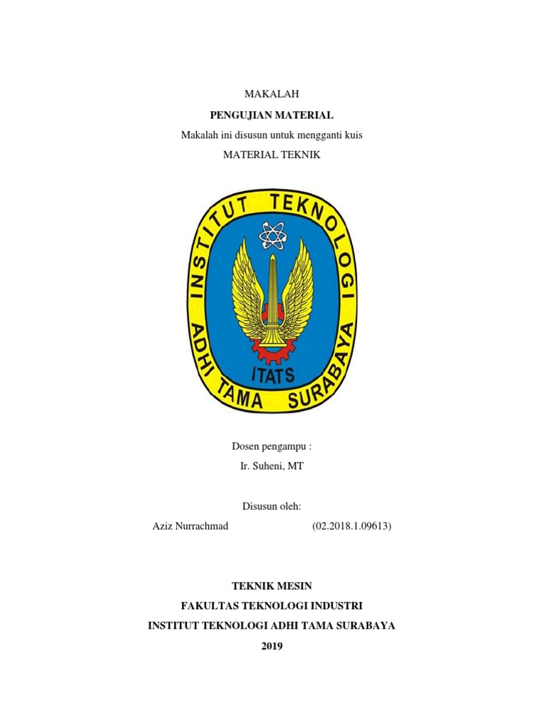 Pengujian Sifat Mekanik Material Teknik | PDF