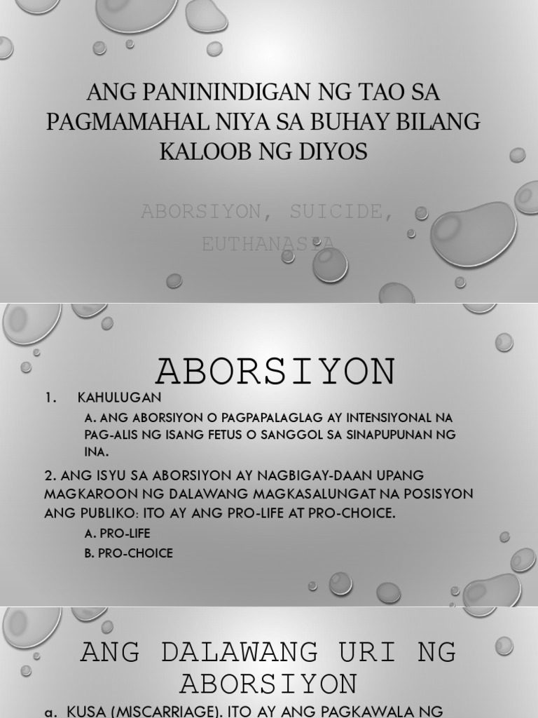 Ang Paninindigan NG Tao PPT 3 | PDF