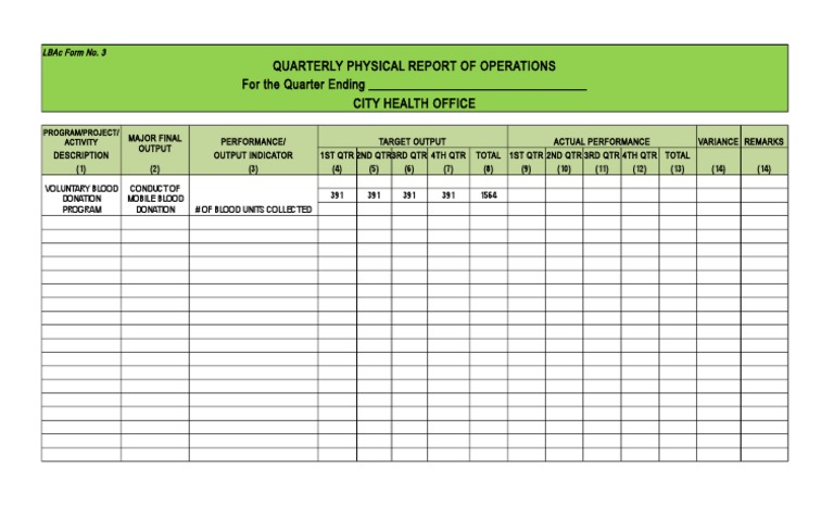 LBAc FORM NO. 3 | PDF