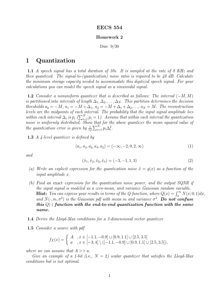 Eecs 554 hw2 | PDF | Teaching Methods & Materials