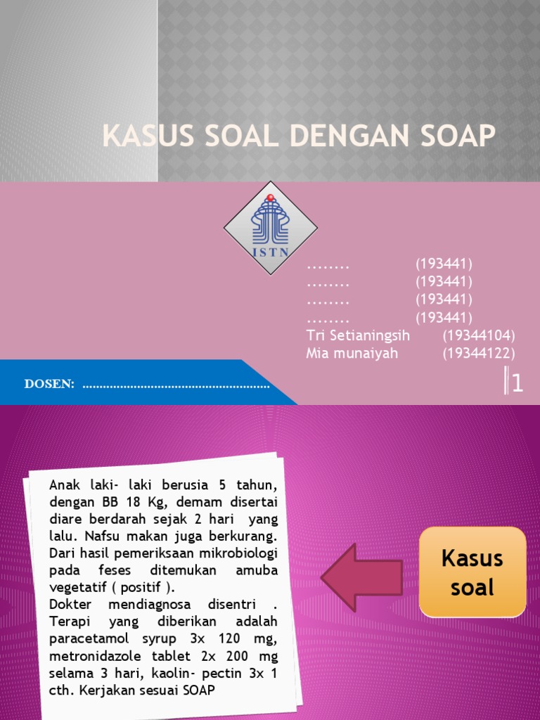 Farmasi Klinik Soap | PDF
