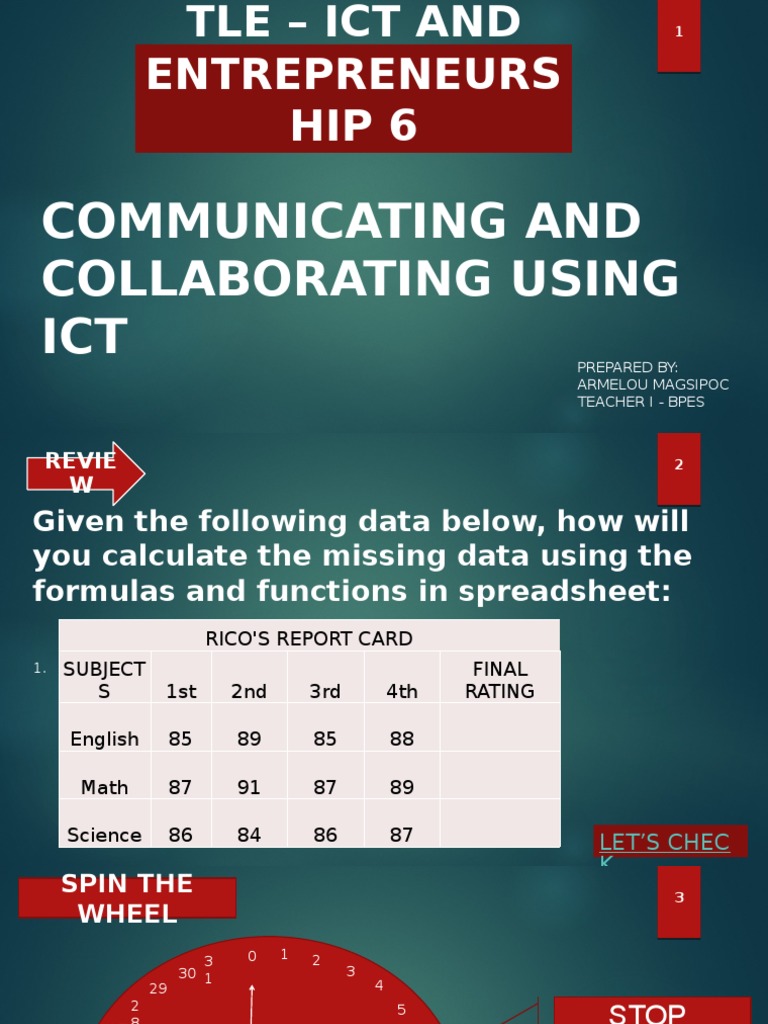 Tle - Ict 6 | PDF