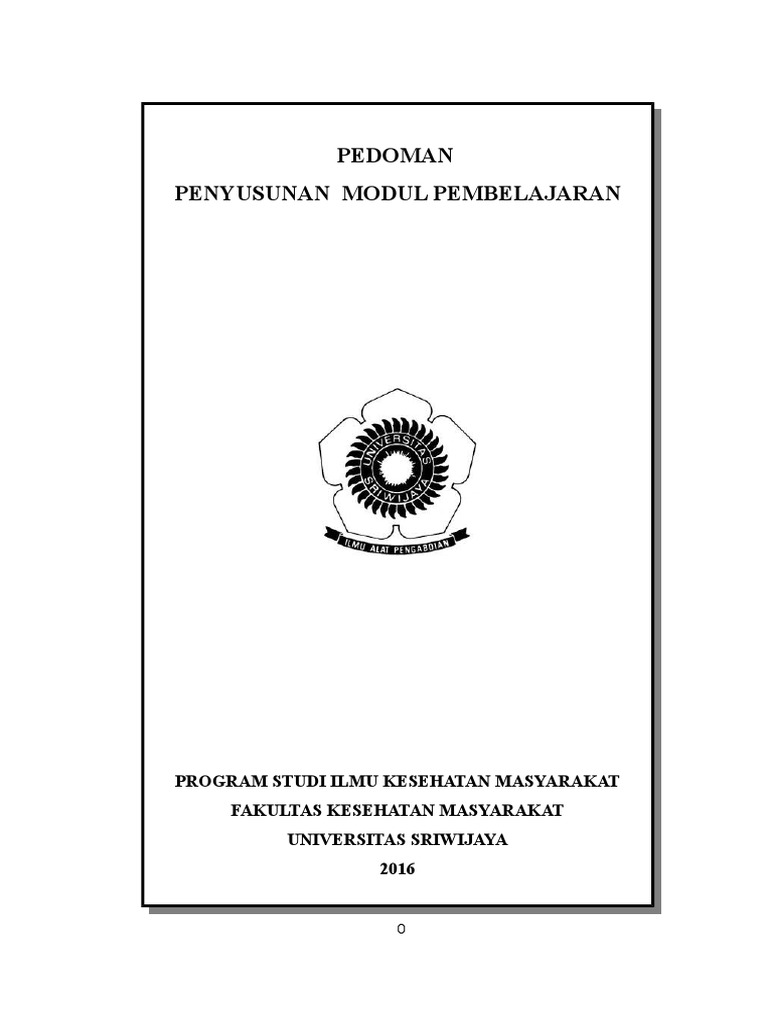 Panduan Pembuatan Modul | PDF