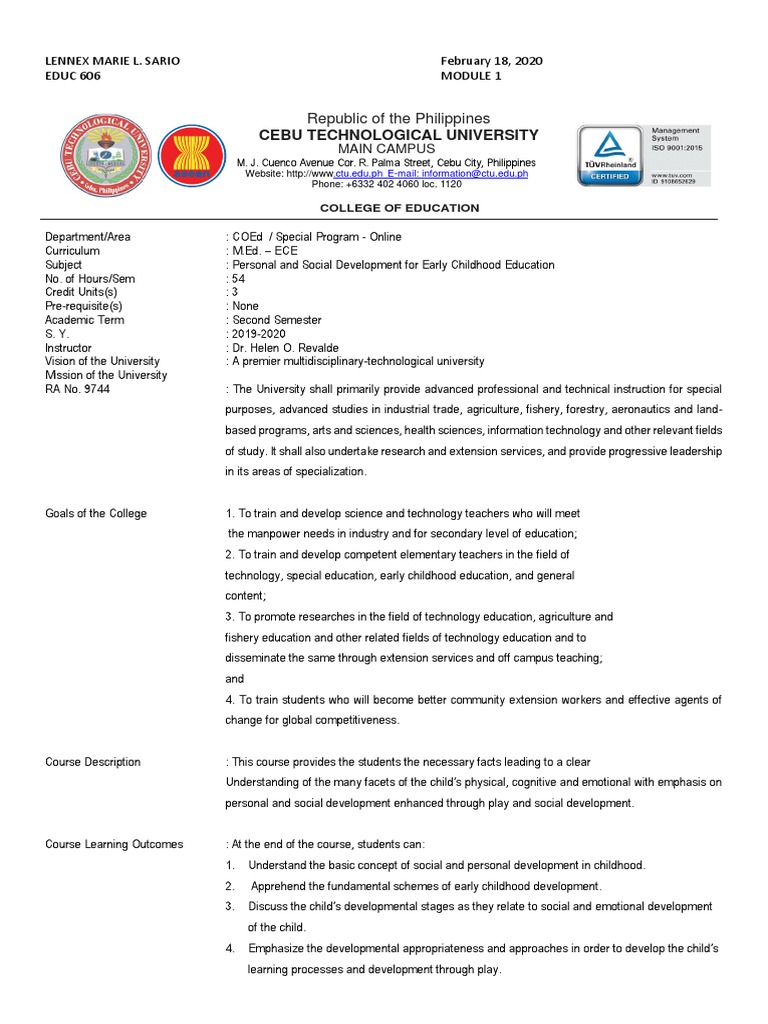 Personal Development in Early Education | PDF | Science & Mathematics