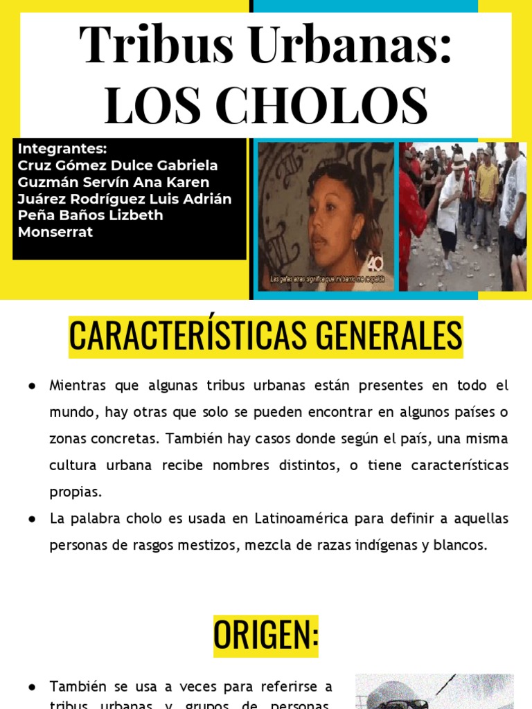 Características y Costumbres de los Cholos | PDF