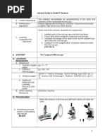 LESSON PLAN IN Microscope Grade 7 | PDF | Chemical Elements | Chemical ...