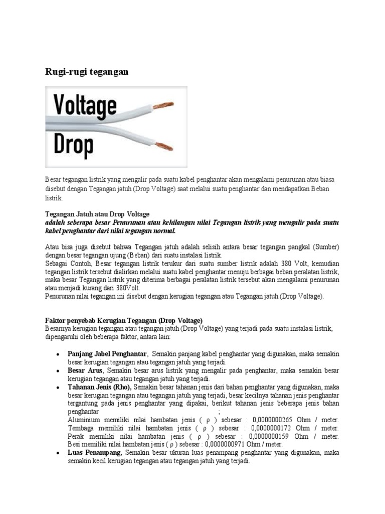 Rugi-Rugi Tegangan | PDF