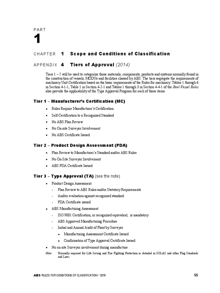 Part 1 - ABS Approval Tier | PDF | Business | Computers