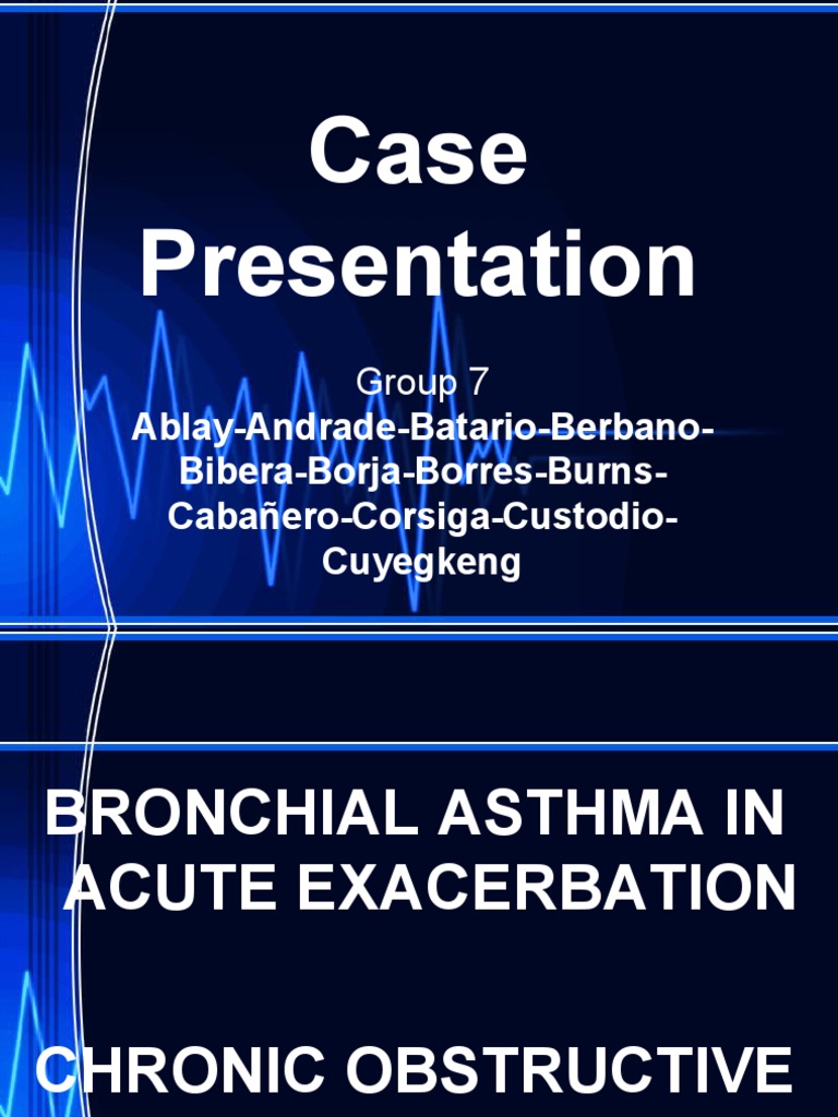 COPD and Asthma Case Study Analysis | PDF | Chronic Obstructive ...