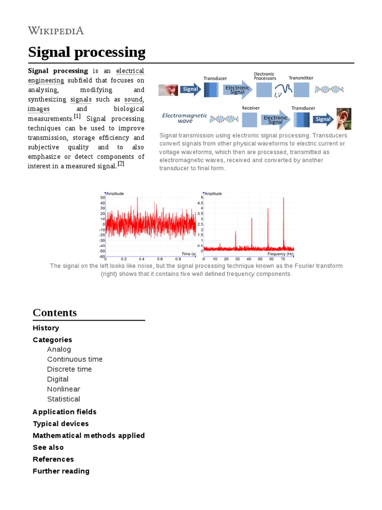 Signal Processing | PDF