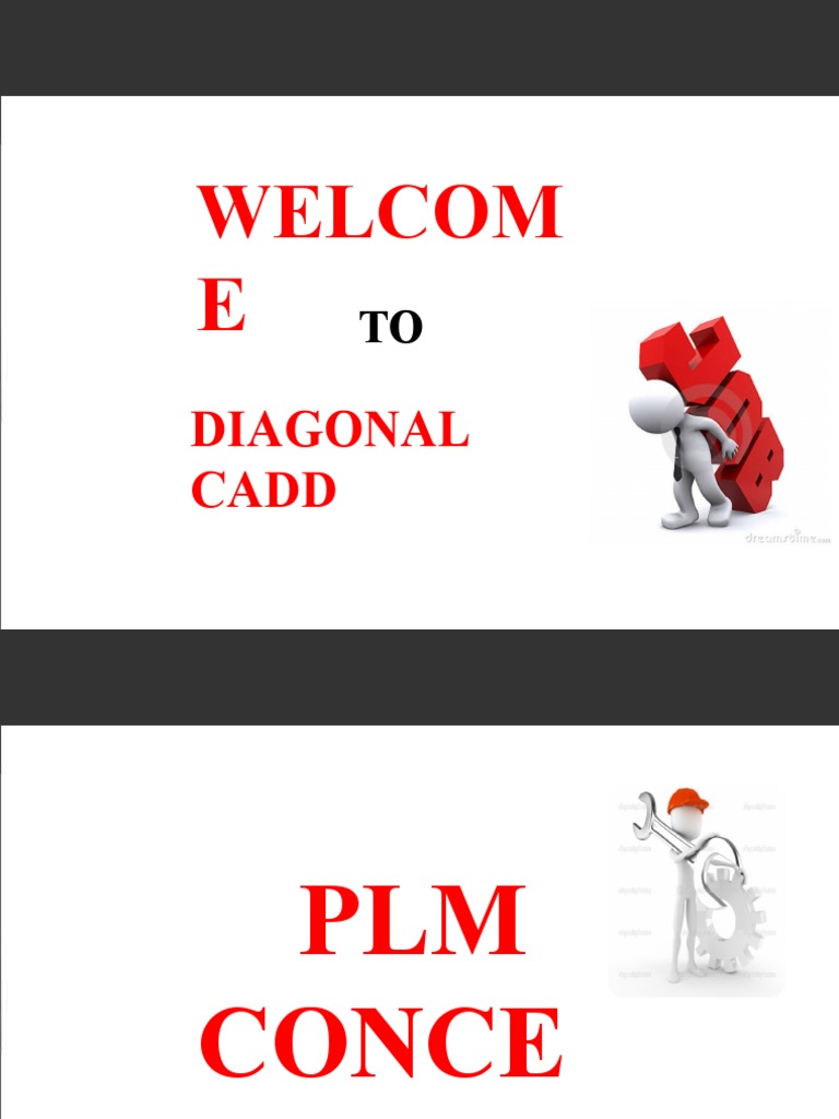 Welcome to Diagonal CADD PLM Concepts | PDF