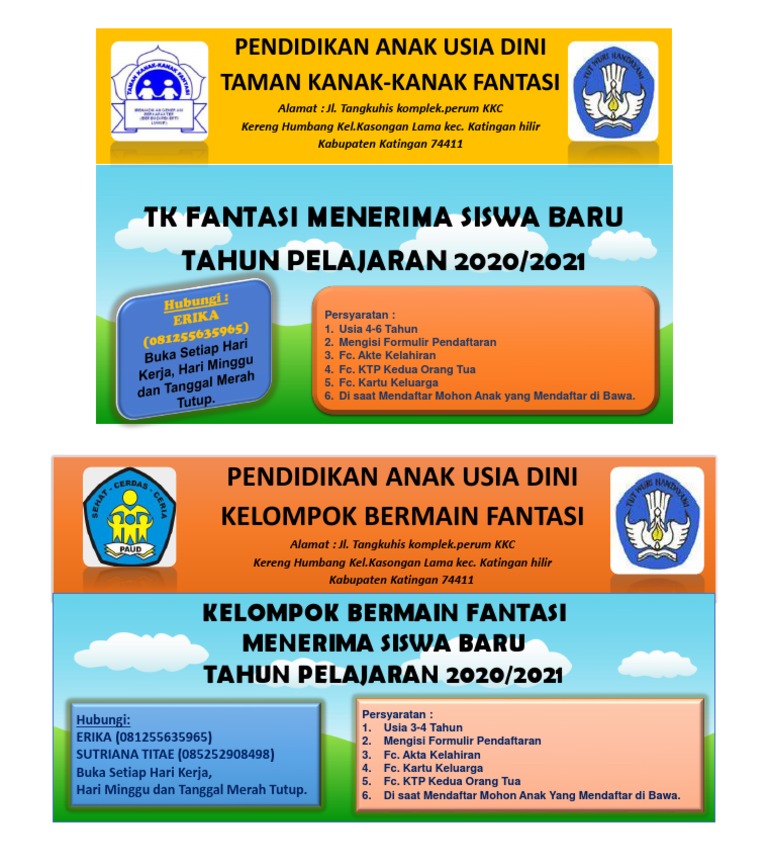 Spanduk TK PDF | PDF