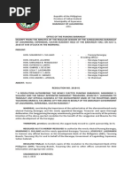 Barangay Ordinance No. 01 (2017) - Purok Organization | PDF ...