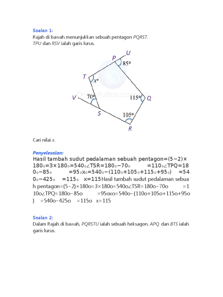 Soalan Poligon | PDF
