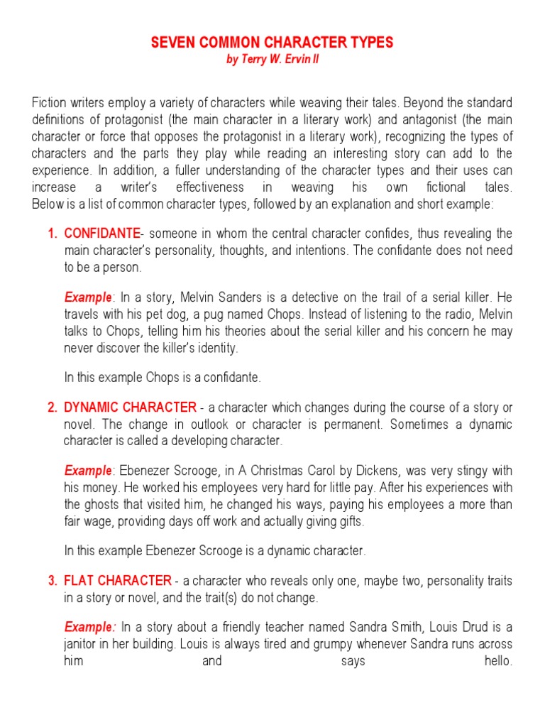 Characters and Parenthetical Phrases | PDF