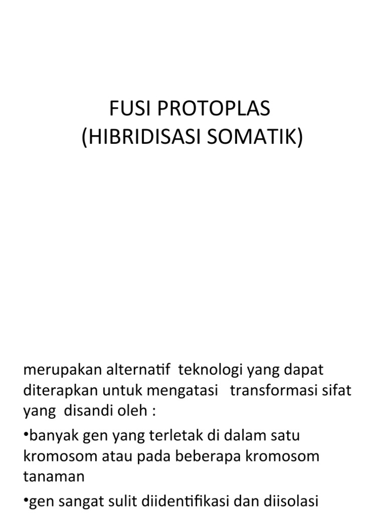 Fusi Protoplas | PDF