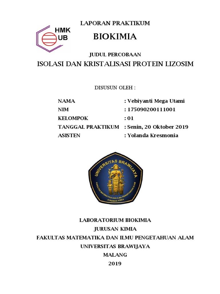 Laporan Biokimia Isolasi Lisozim | PDF | Kesehatan Holistik | Sains ...