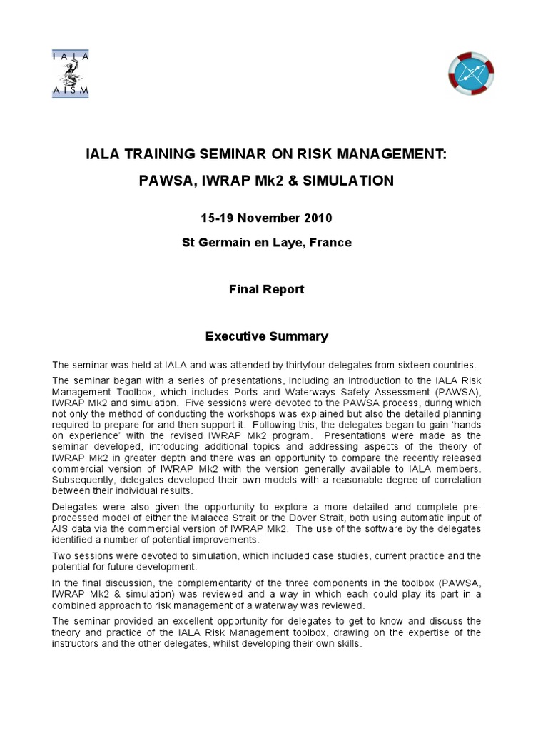 Risk Management Pawsa Iwrap mk2 Simulation PDF | PDF