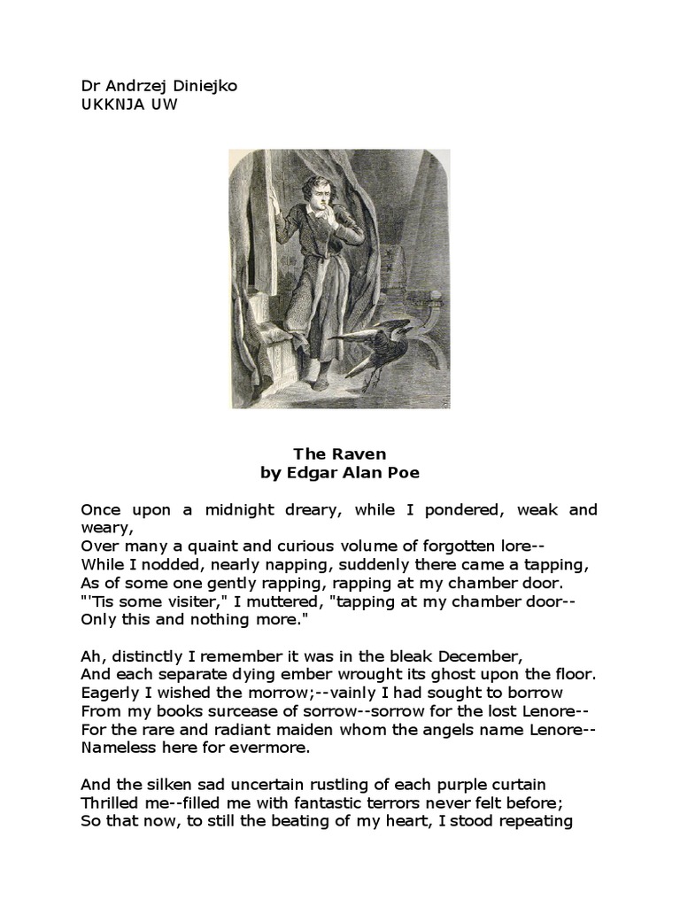 The Raven by Edgar Allan Poe PDF | PDF