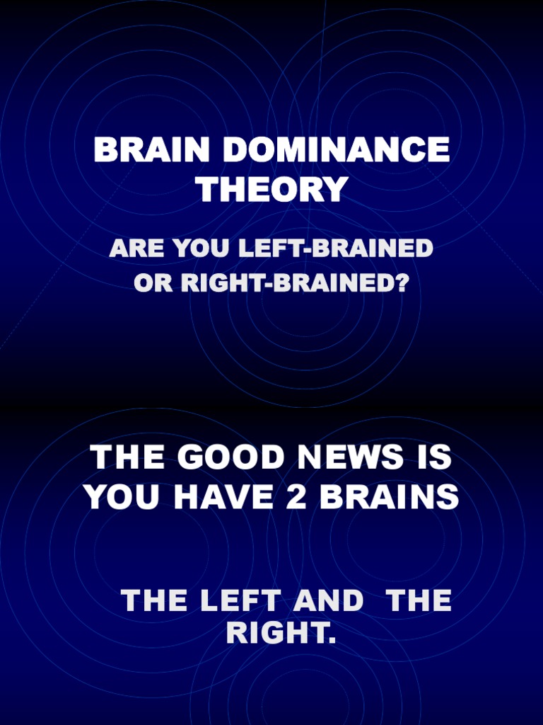 Brain Dominance Theory | PDF