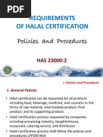 HAS 23000 Halal Certification Standards | PDF | Internal Audit | Audit