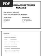DIARRHOEA Lesson Plan | PDF | Diarrhea | Dehydration