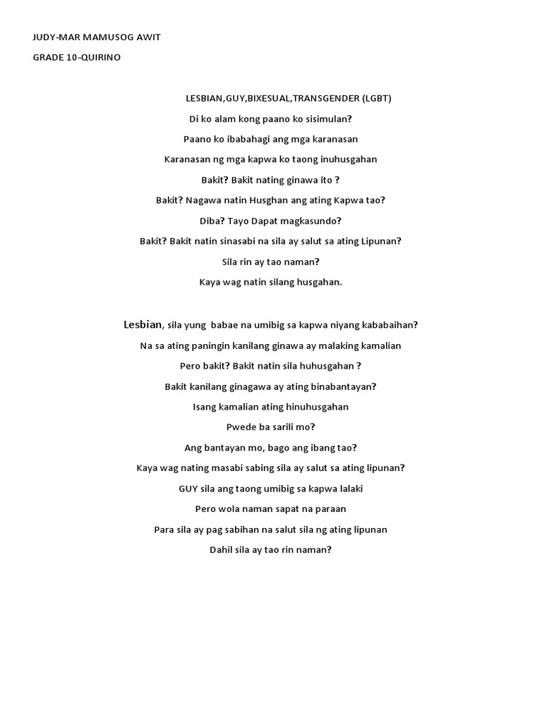 Spoken Poetry | PDF